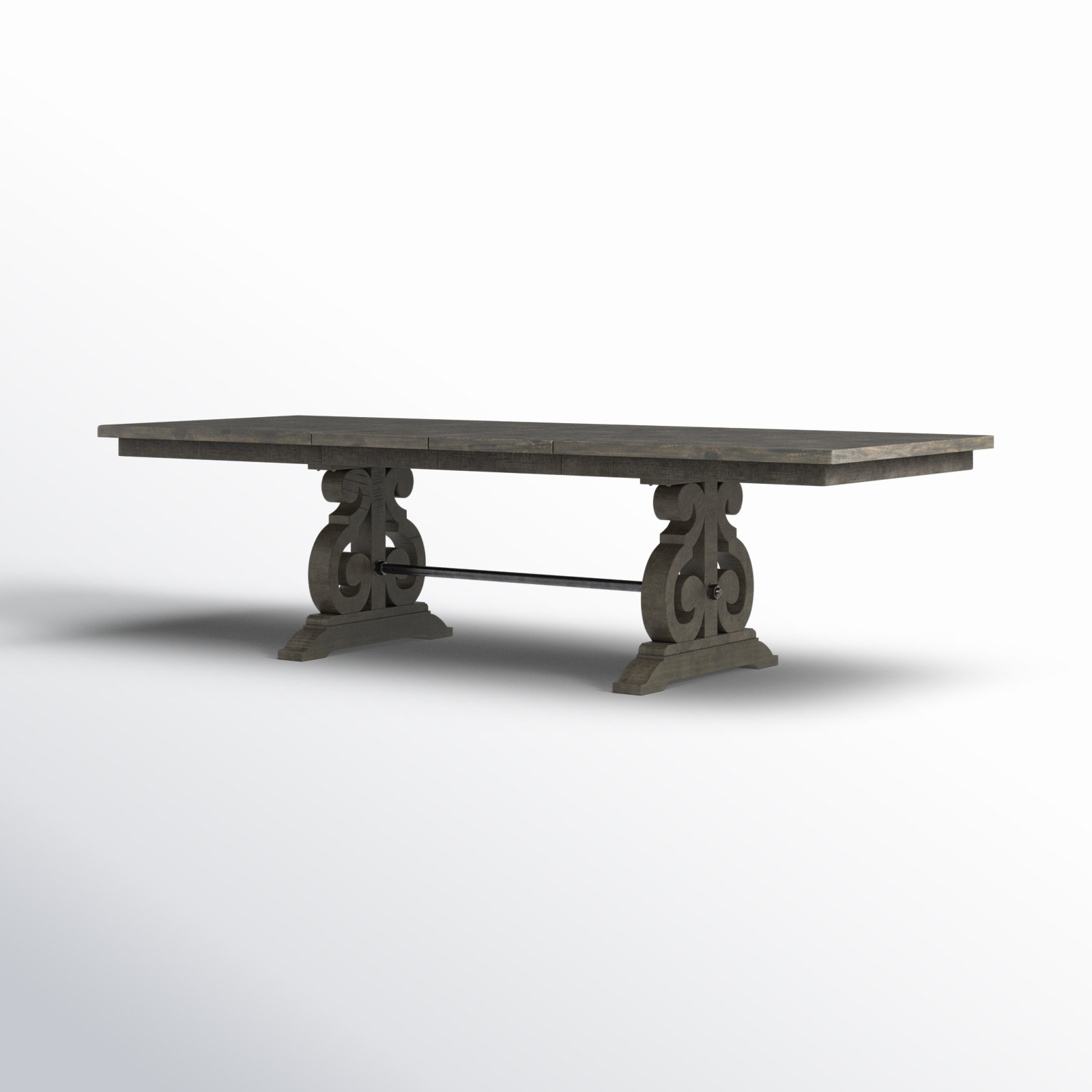 Birch Lane™ Cleophee 42'' Solid Wood Trestle Dining Table & Reviews ...