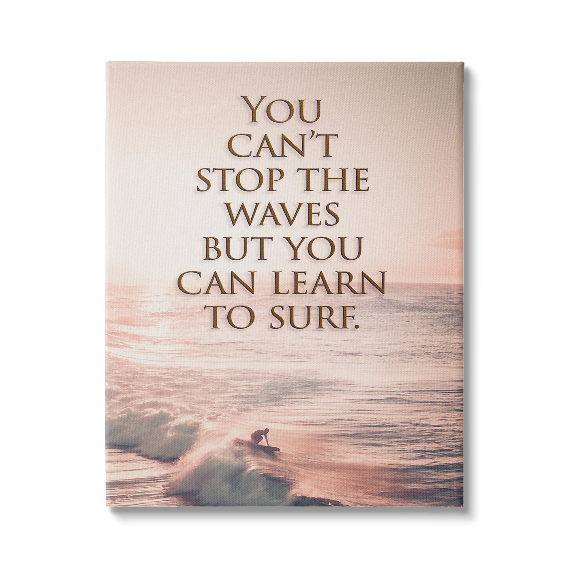 Trinx Motivational Learn to Surf Canvas Wall Art by Steve Hunziker ...