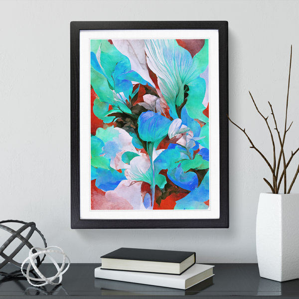 Marlow Home Co. Flowers Abstract No.1 - Single Picture Frame Art Prints ...