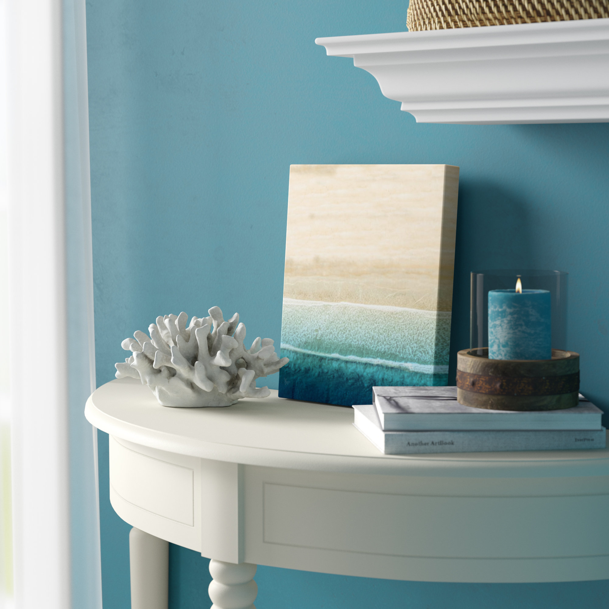 Highland Dunes 'Jupiter Beach' Graphic Art Print on Canvas - Wayfair Canada