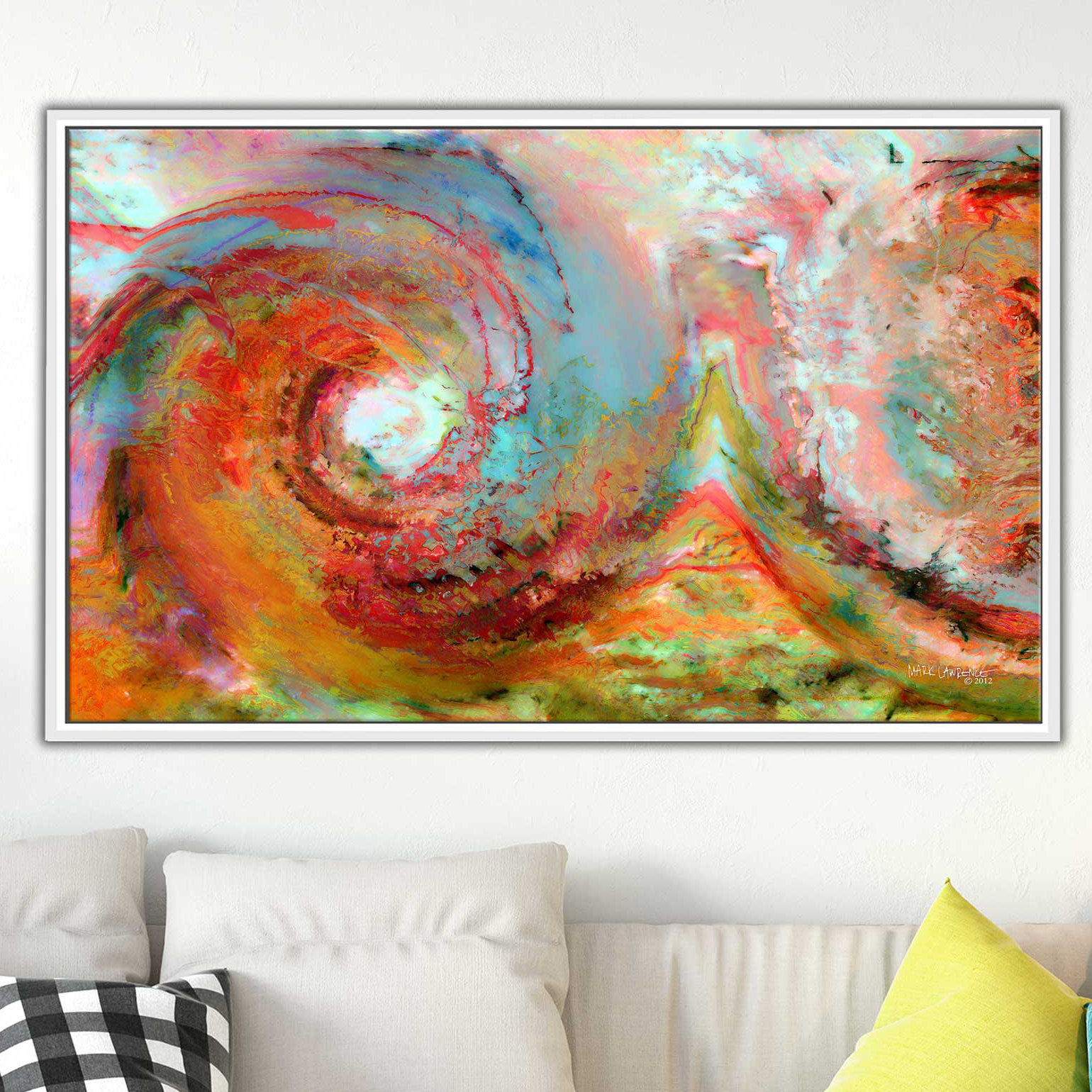 Latitude Run® 'The Beginning Genesis 1:1' Framed Graphic Art Print on ...
