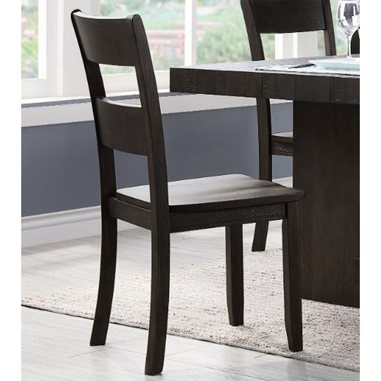 Red Barrel Studio® Solid Wood Ladder Back Side Chair - Wayfair Canada