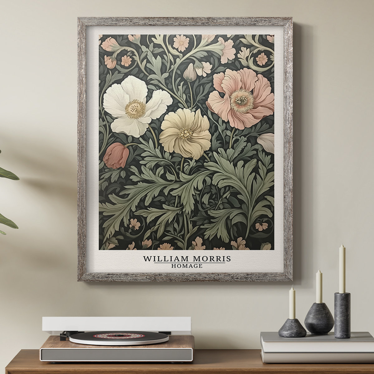 Winston Porter WM MORRIS Series CMLII Framed Print - Solid Wood | Wayfair