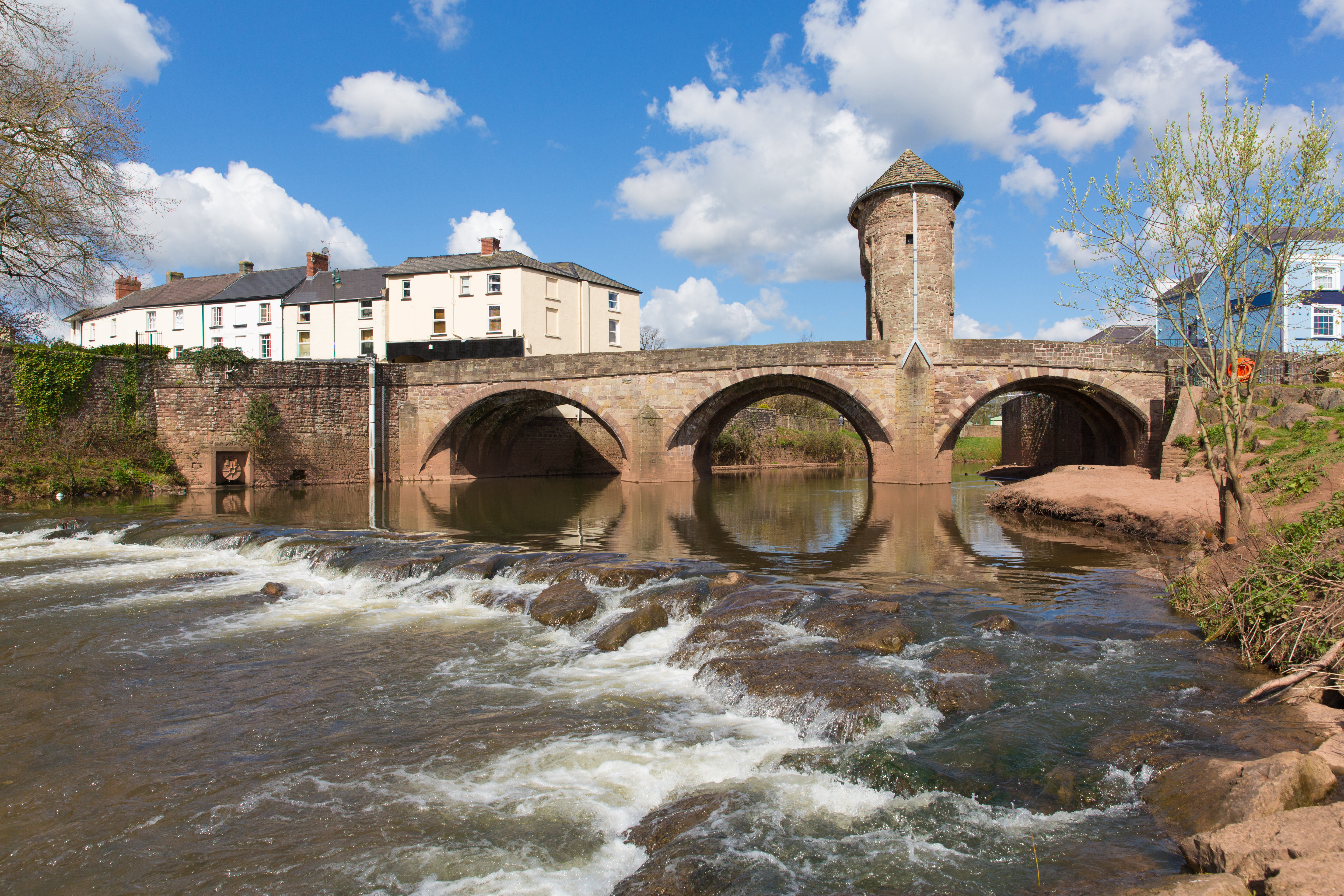 17 Stories Monnow Bridge by Acceleratorhams - Wrapped Canvas Photograph ...