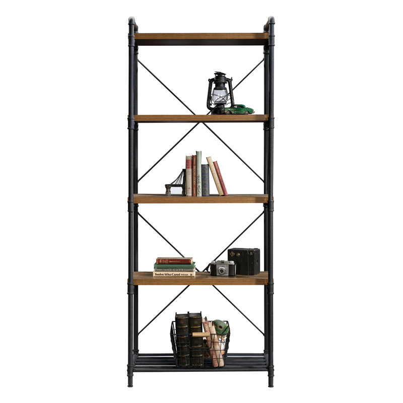 Williston Forge Ulen 75.66" H x 29.92" W Steel Standard Bookcase ...