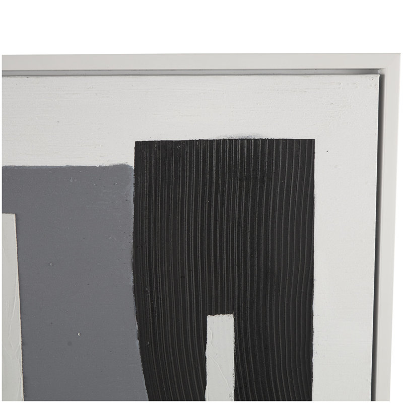 AllModern Edine Abstract On Canvas Graphic Art & Reviews | Wayfair