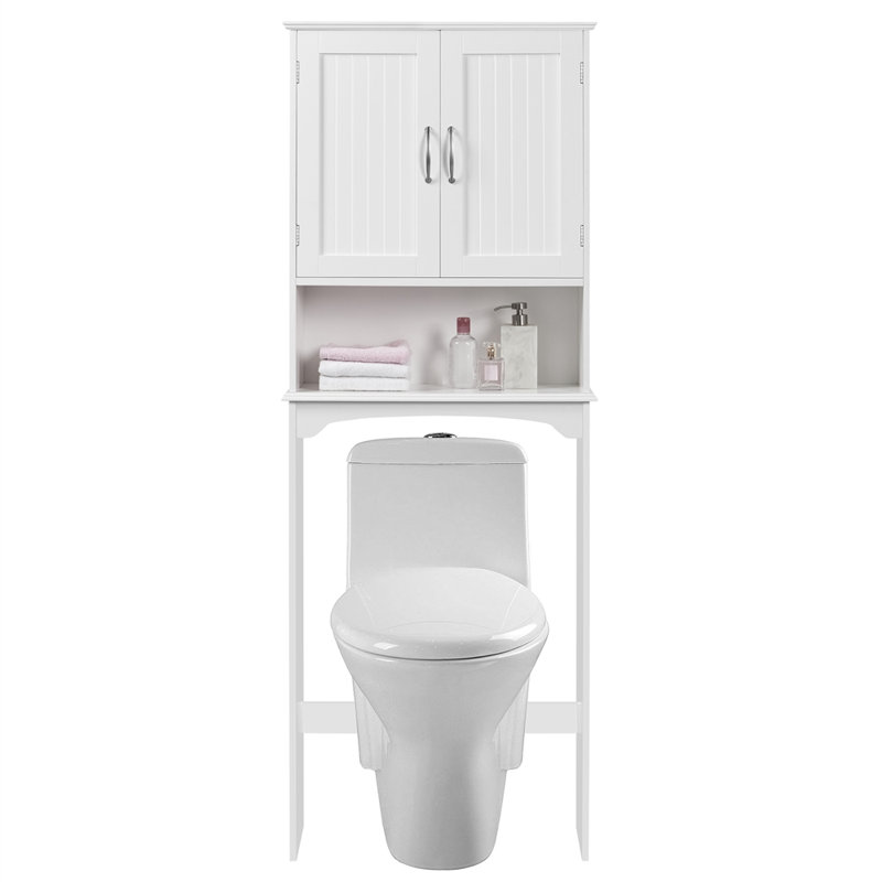 Red Barrel Studio® Dharmraj Over The Toilet Bathroom Storage With Upper ...