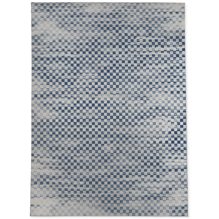 Gracie Oaks Gingham Rug | Wayfair
