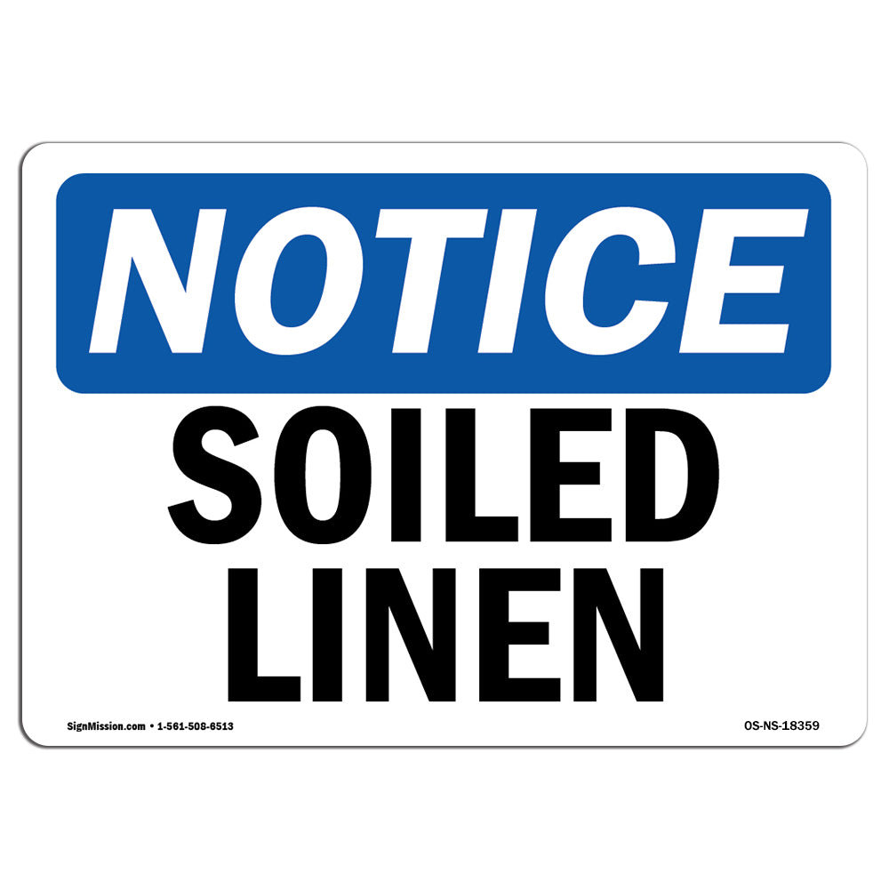 SignMission Soiled Linen Sign | Wayfair
