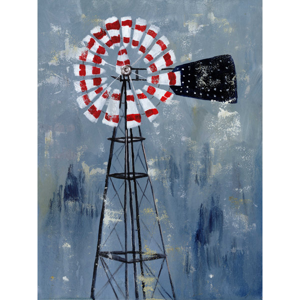 August Grove® " The Patriotic Windmill " | Wayfair