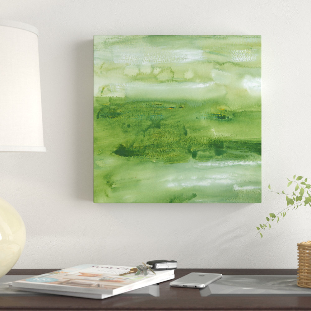 East Urban Home Malachite I by Lisa Choate - Painting Print on Canvas ...