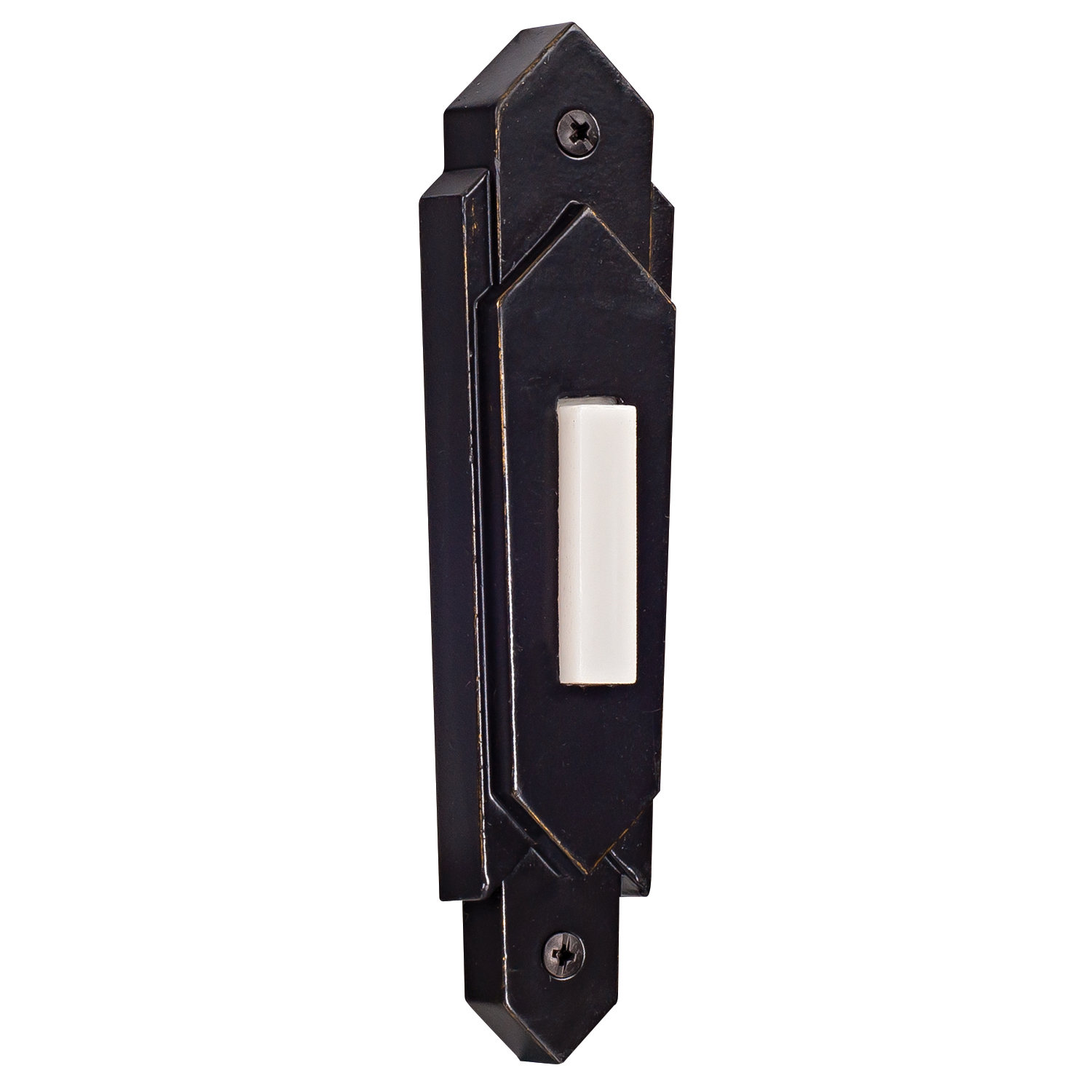 Darby Home Co Art Deco Surface Mount Rectangle Push Button in Antique ...