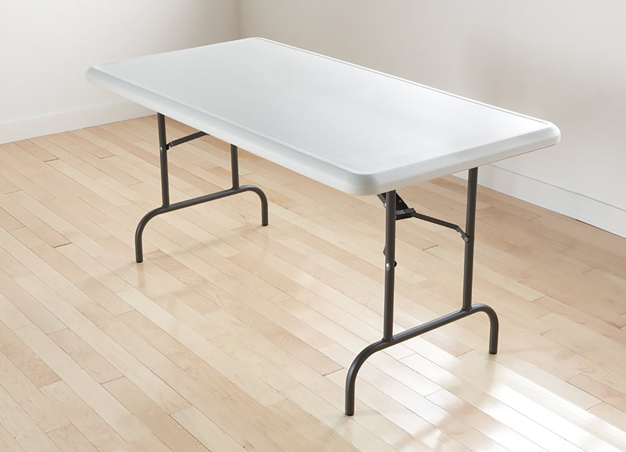 Iceberg Enterprises Plastic Rectangular Portable Folding Table ...