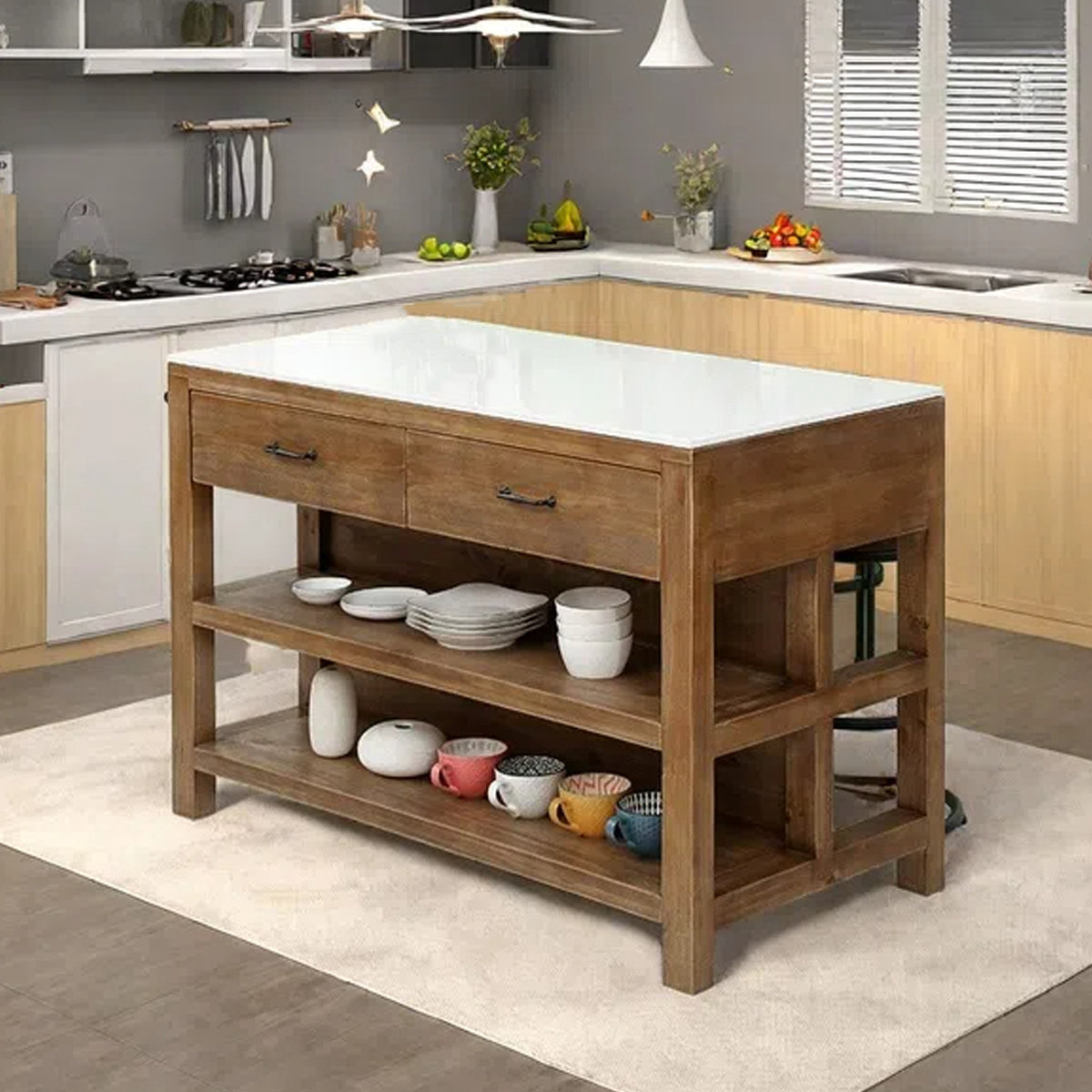 Artistic Soul XKX Premium Furniture American style simple kitchen ...
