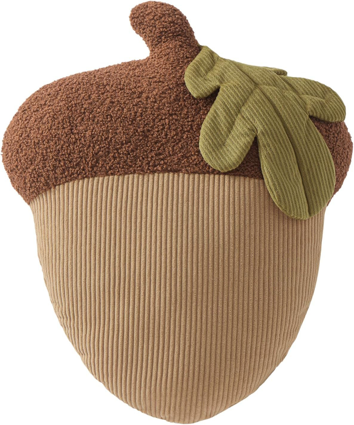 Unkoma Acorn Shaped Throw Pillow, Fun Home Decor of Fruit Themed Shaped ...