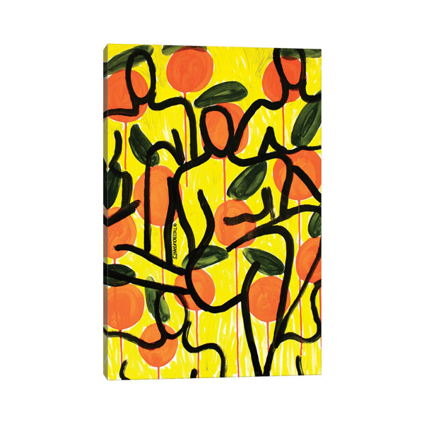 Ivy Bronx Citrus Figures by Bouffants & Broken Hearts - Wrapped Canvas ...