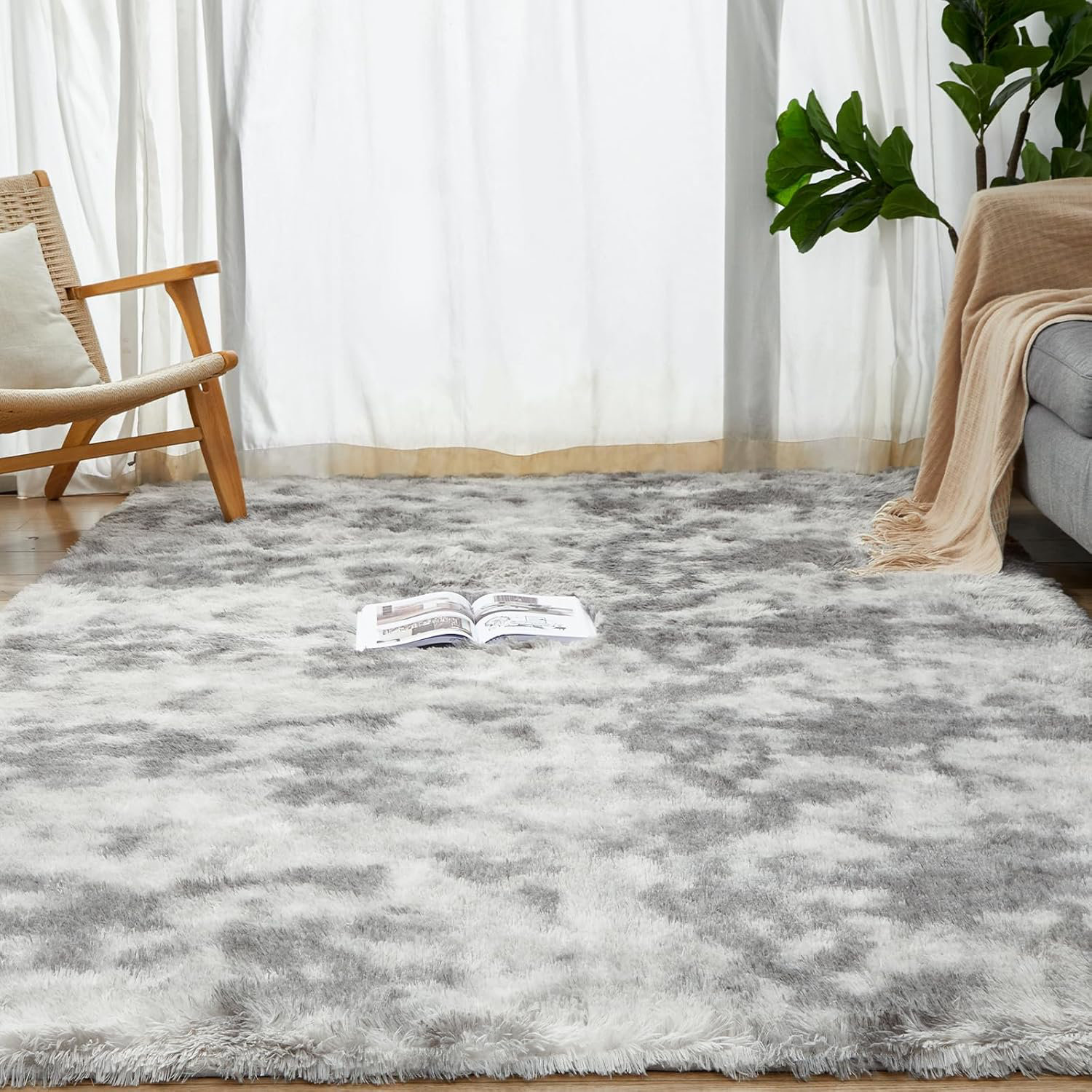 Everly Quinn 8X10 Area Rugs For Living Room, Indoor Large Shaggy Rugs ...