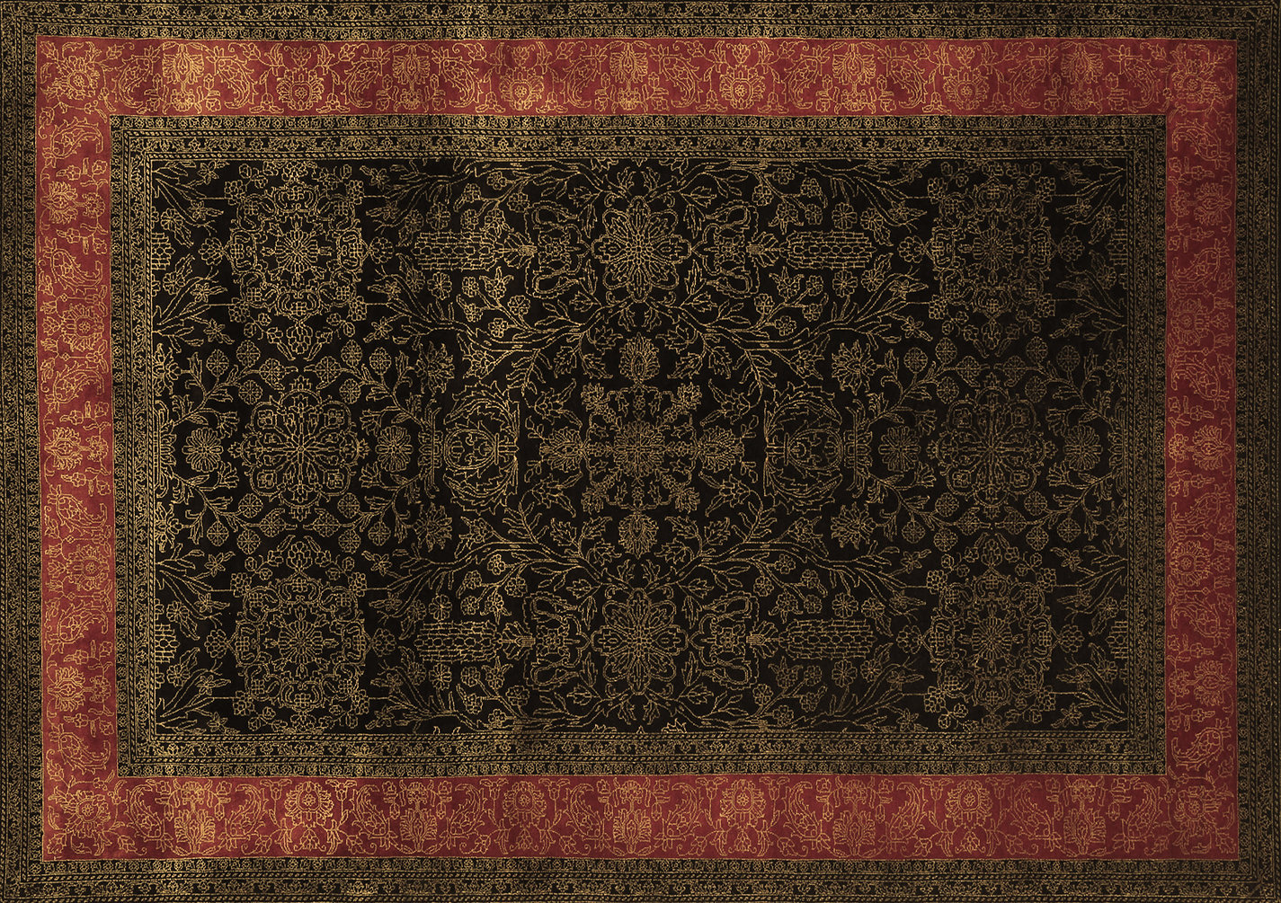 Bungalow Rose Oriental Machine Woven Rectangle 5' x 7' Wool/Polyester ...