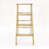 Putnam Rolling Ladder Co 36" Folding 3 Step Wood Step Stool With 250 Lb ...
