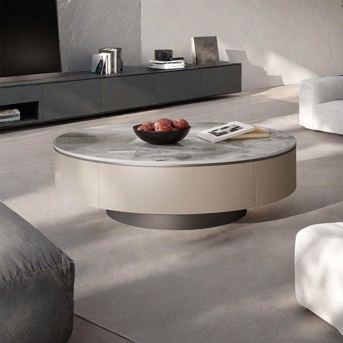 The Invincibles home Minimalist light luxury round rock table | Wayfair