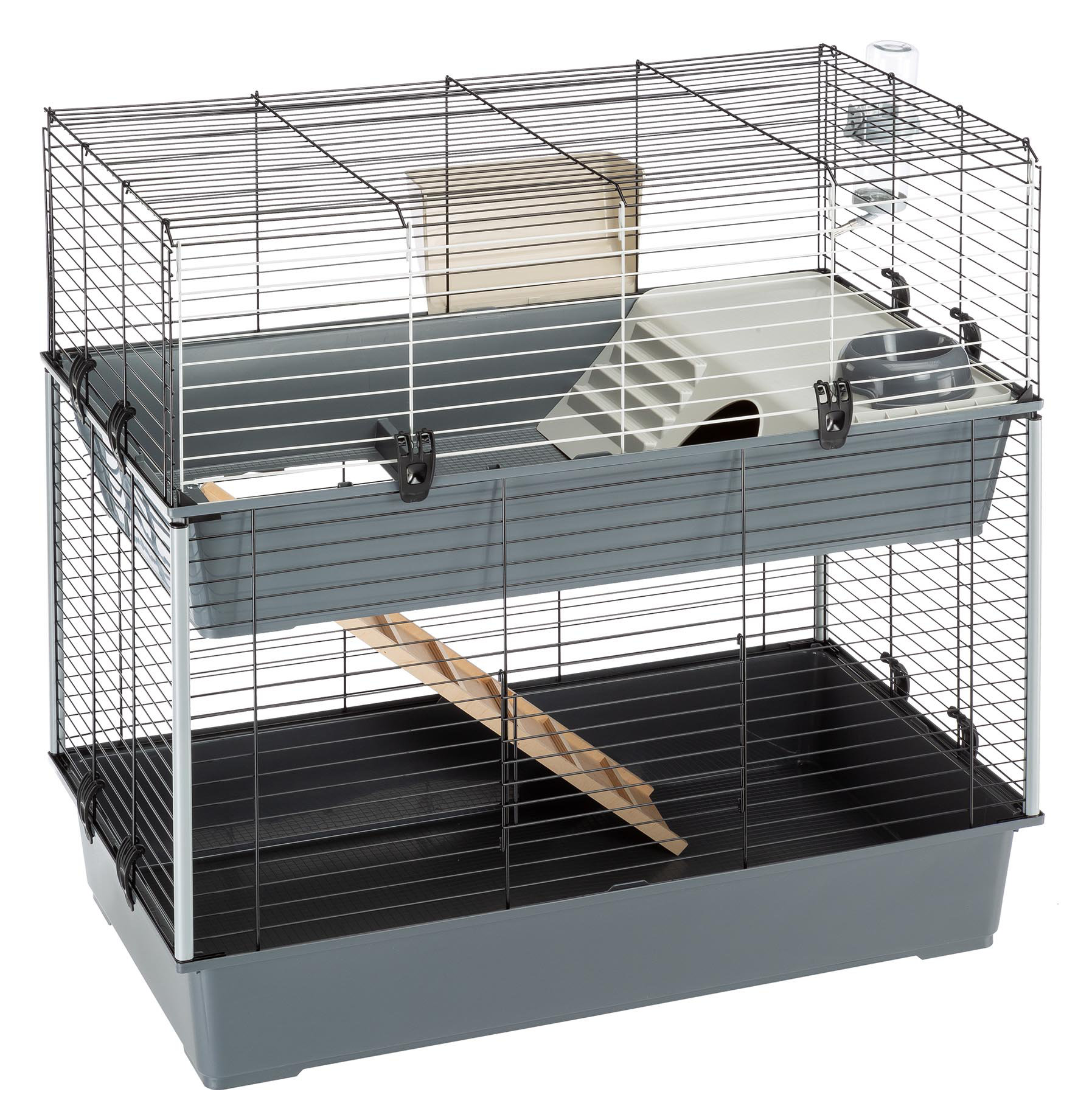 Midwest Homes For Pets Ferplast Krolik Extra-Large Two-Storey Rabbit ...