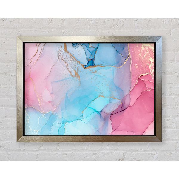 Bright Star Pink And Blue Fusion Glitter - Single Picture Frame Art ...