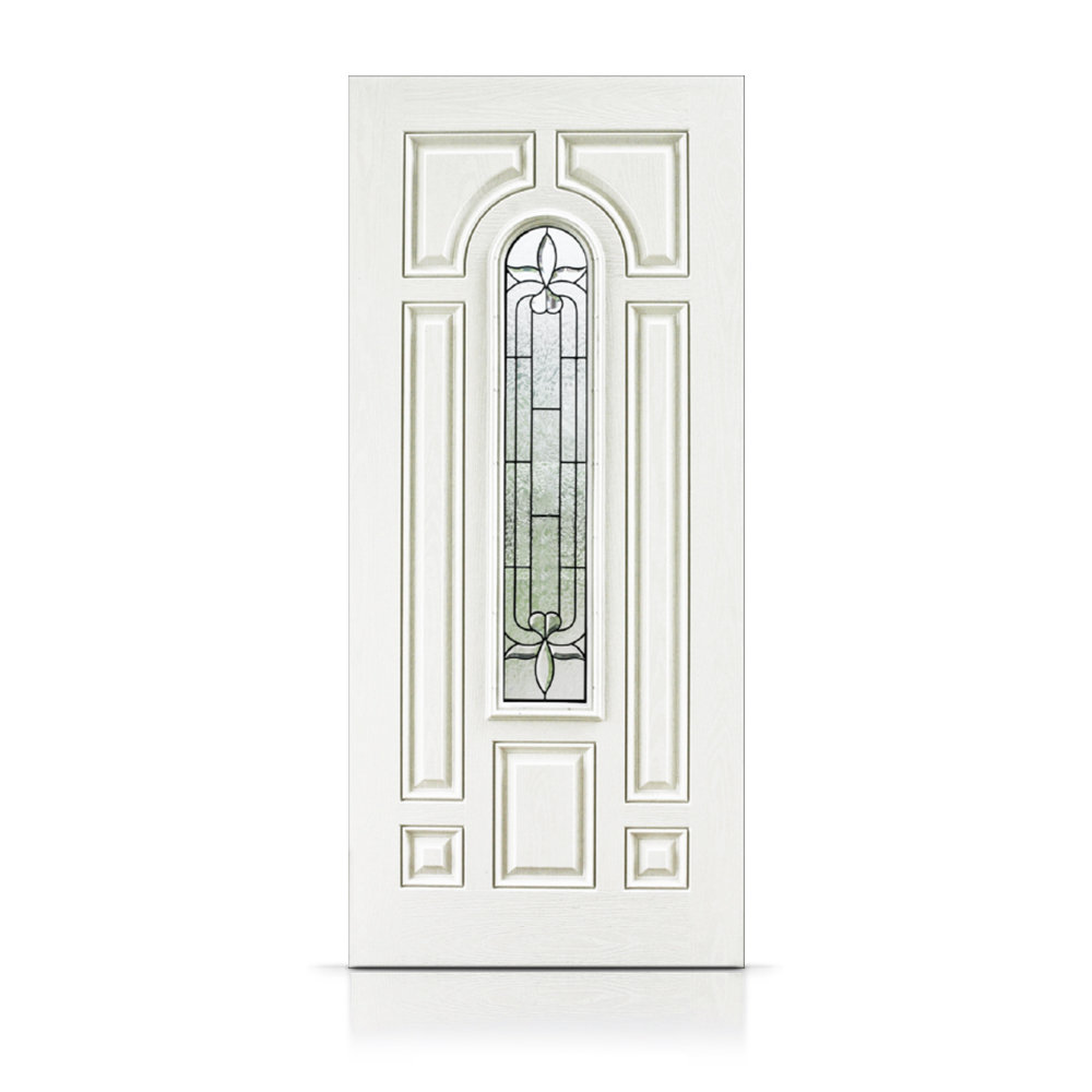 Calhome Modern Exterior Fibreglass Front Entry Door Slab with Designer ...