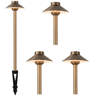 FTL Antique Brass Solid Brass Pathway Light | Wayfair