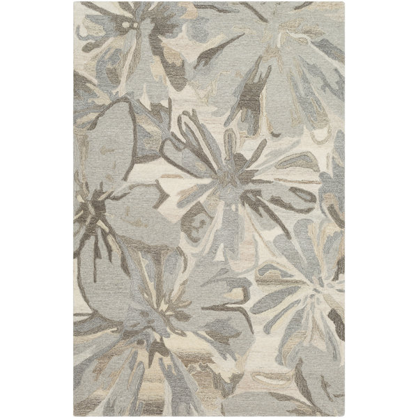 Langley Street Elsberry Hand-Tufted Wool Taupe Area Rug & Reviews | Wayfair