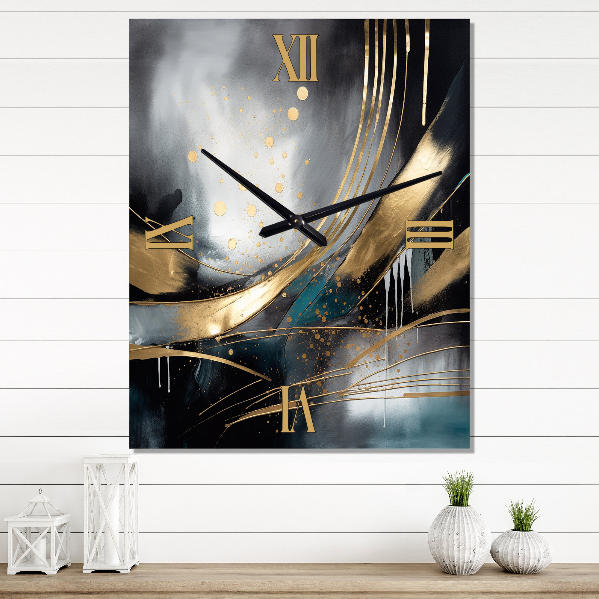 Design Art Shapes And Lines Abstract Marble II - Abstract Marble Wall ...