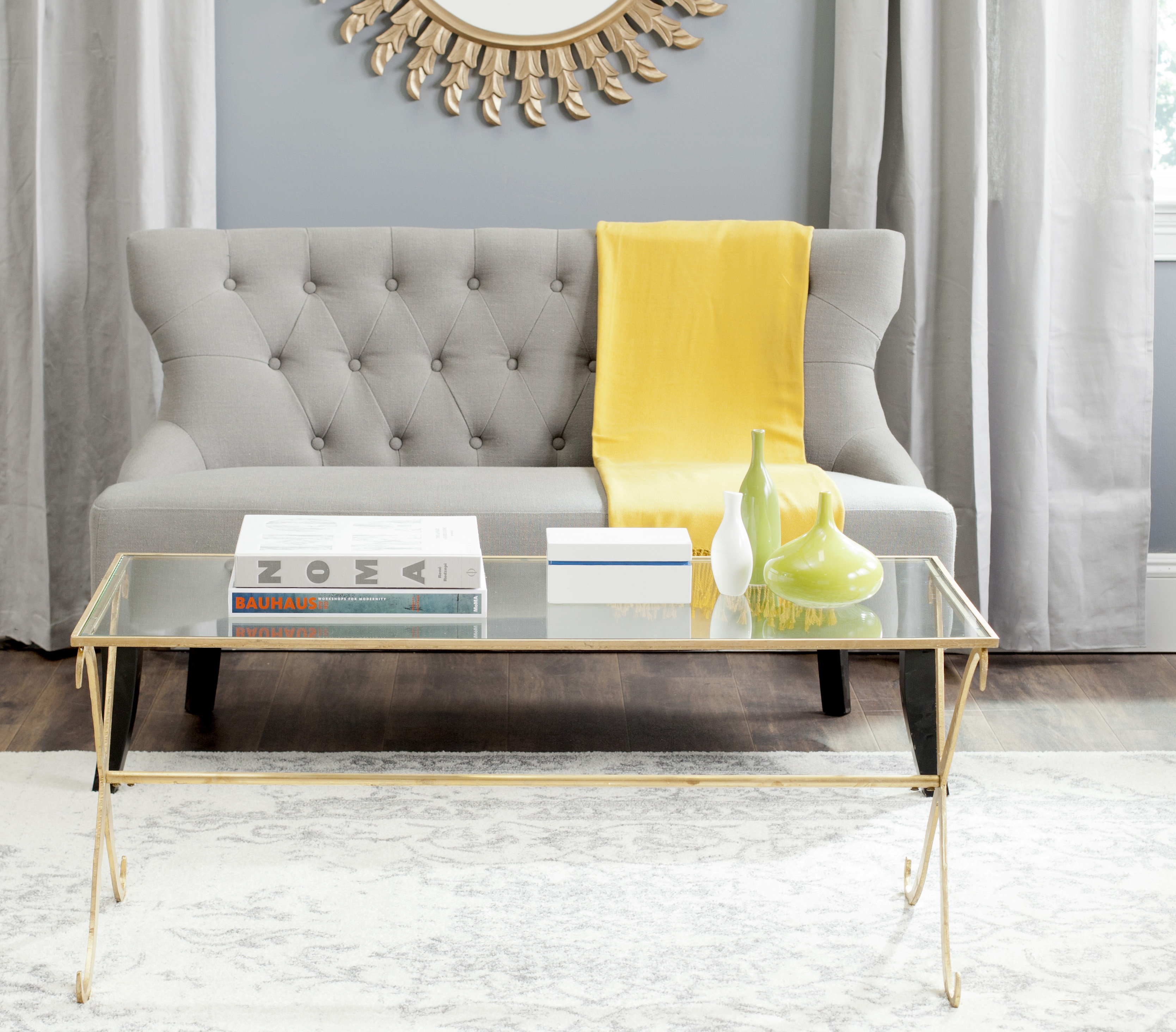 Mercer41 Oxendine Cross Legs Coffee Table & Reviews | Wayfair