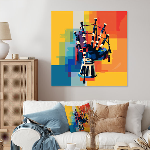 Ivy Bronx Bagpipes Melody II - Fruits Metal Wall Art | Wayfair