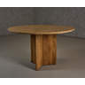 VIG Furniture Pawnee - Modern Travertine Marble Round Dining Table ...