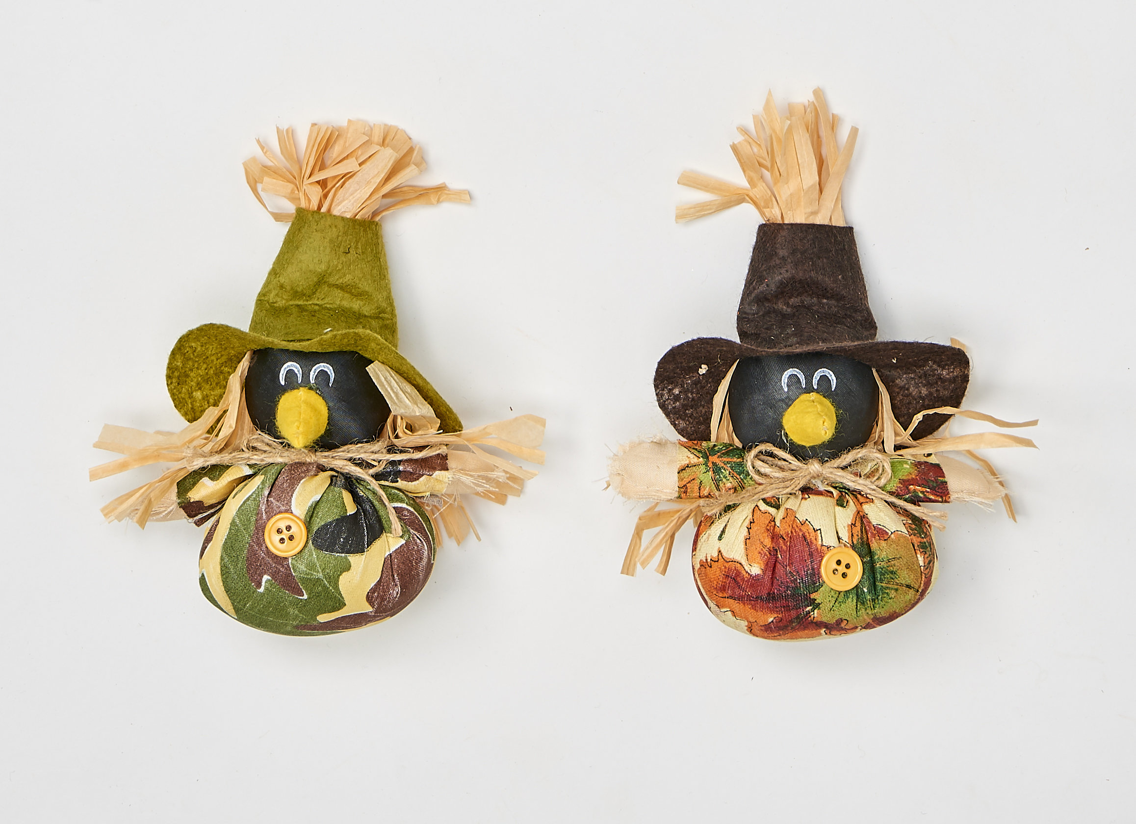 The Holiday Aisle® 2 Piece Tabletop Beanbag Crow Set | Wayfair