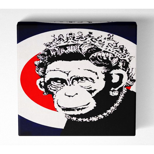 ClassicLiving Queen Chimp - Wrapped Canvas Print | Wayfair.co.uk