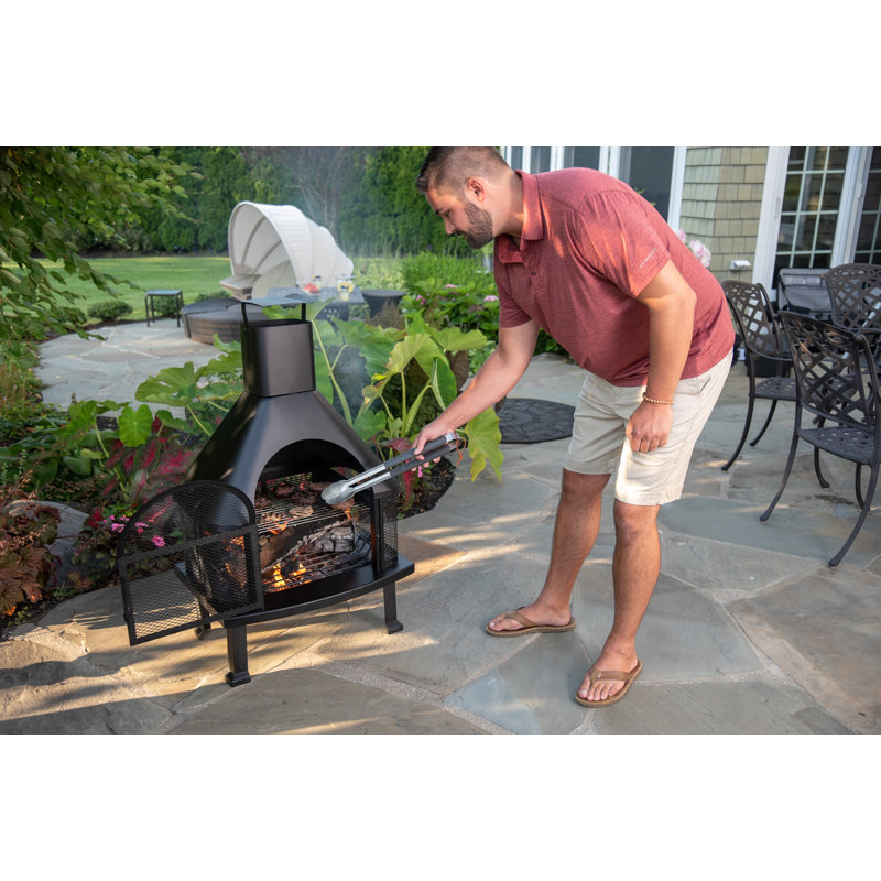 Endless Summer Joy by Endless Summer, Black Wood Burning Outdoor ...