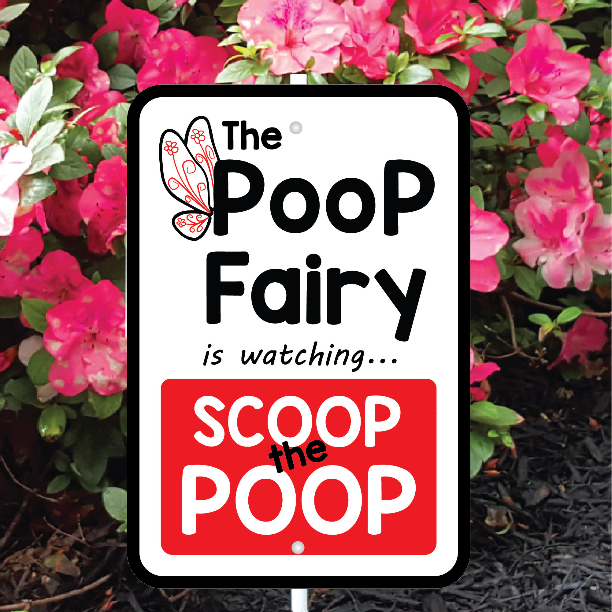 Imagine This Company Poop Fairy Scoop the Poop Mini Garden Sign | Wayfair