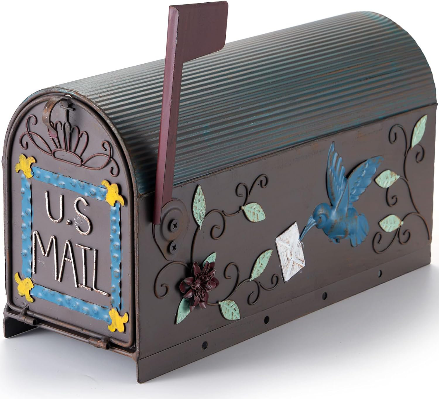 ALONSO APPLIANCES LLC Heavy Duty Mailboxes for Outside, Post Mount ...