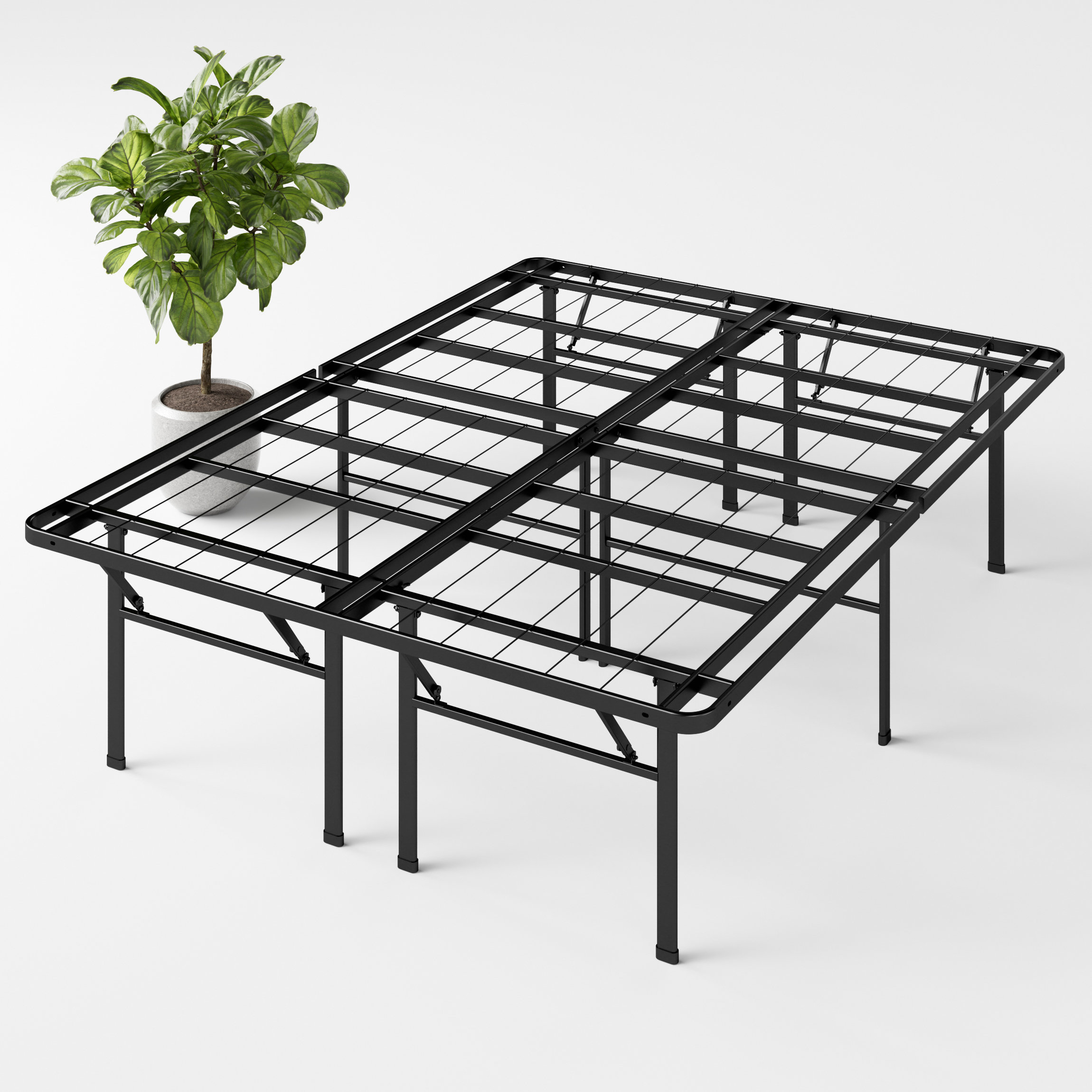 Alwyn Home 18" Wire-Grid Bed Frame & Reviews | Wayfair