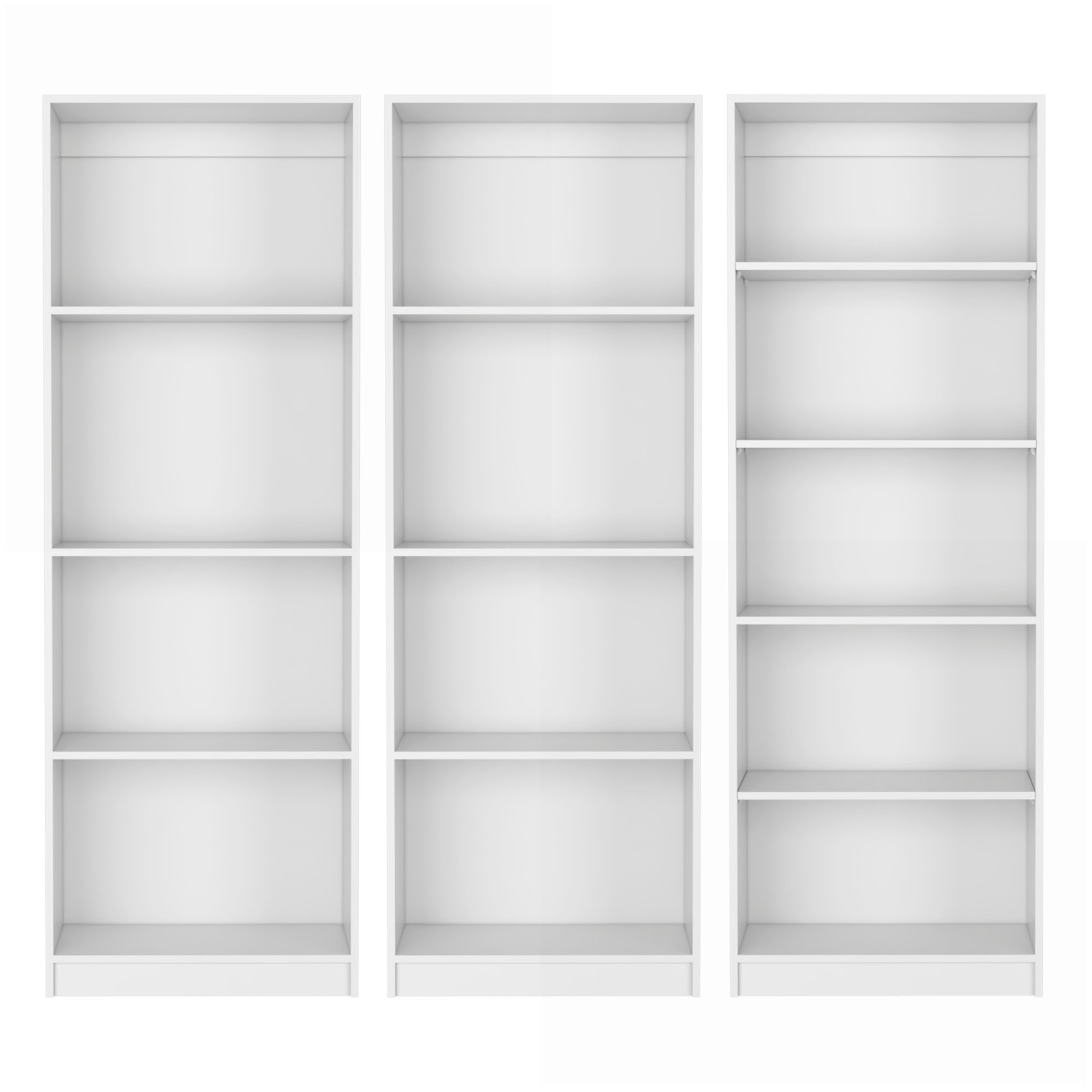 Brayden Studio Bookcases 3-Piece Chelton Living Room Set, Sleek ...