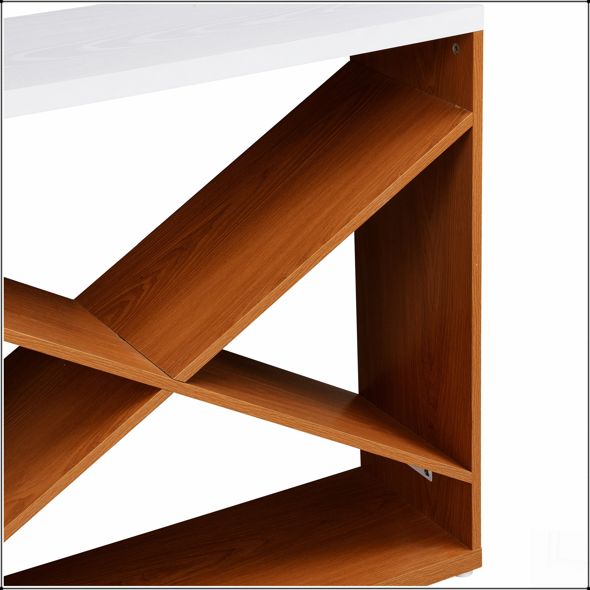 Ophelia & Co. 70.87 inch Farmhouse Console Table, X Shape Detachable ExtraLong Table with ...