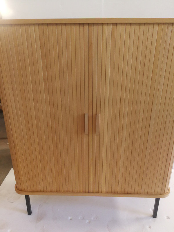 Latitude Run® Eliason Reeded 2-Door Accent Cabinet | Wayfair