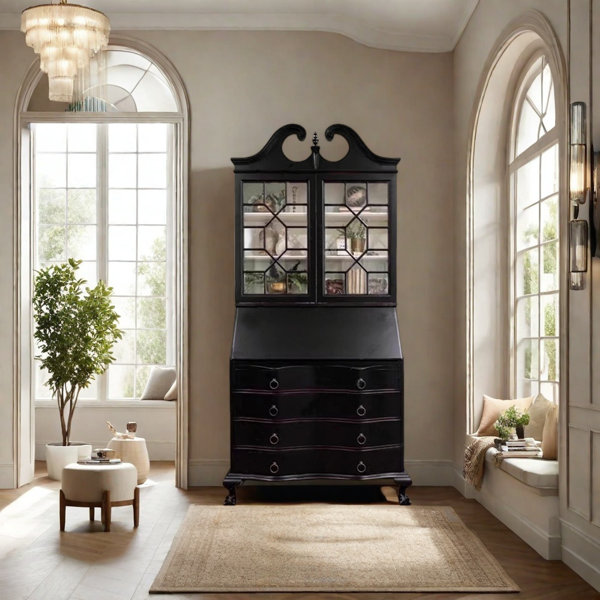 Parttlion French style solid wood vintage locker bookcase | Wayfair