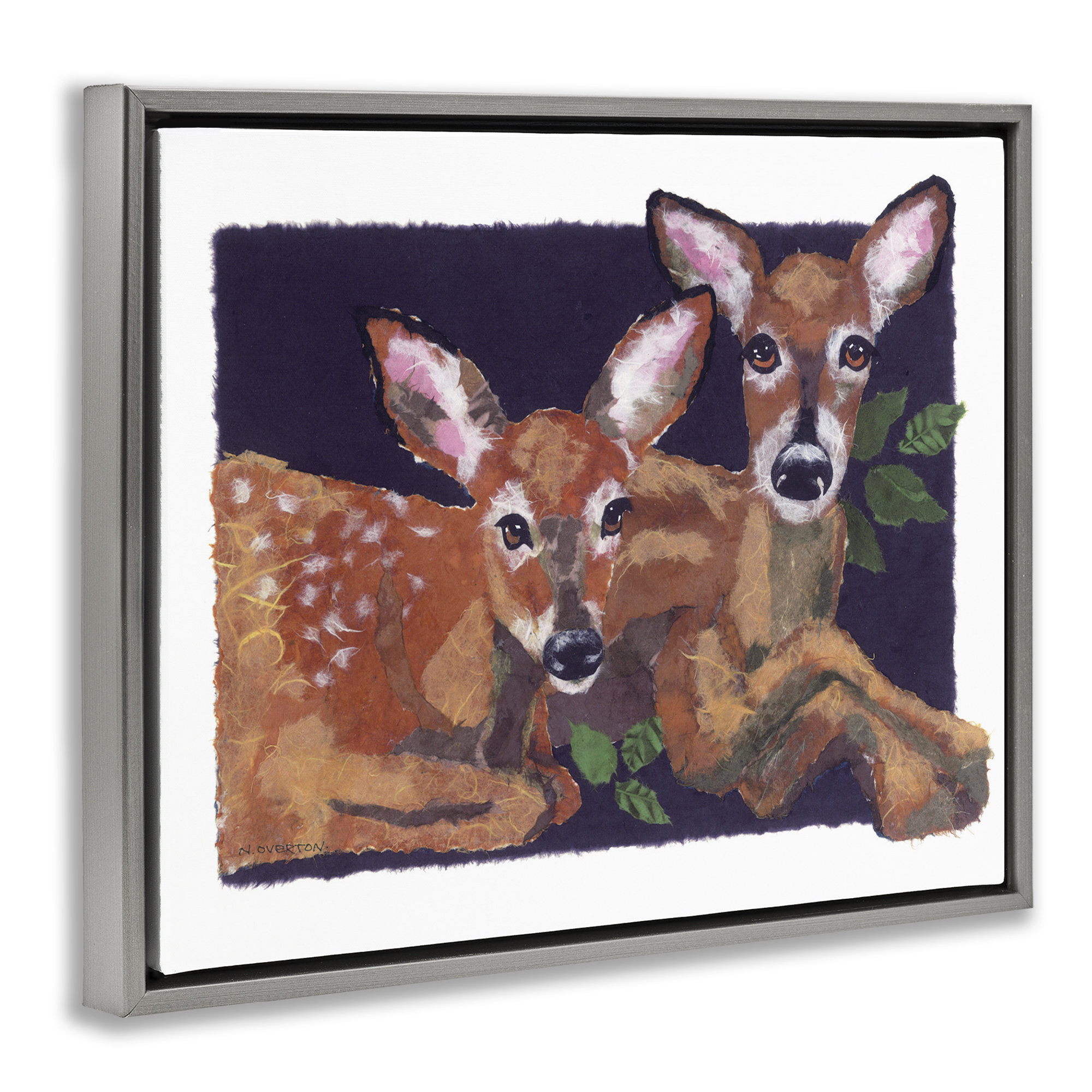 Millwood Pines Fawn Siblings Portrait Canvas Wall Art by Nancy Overton ...