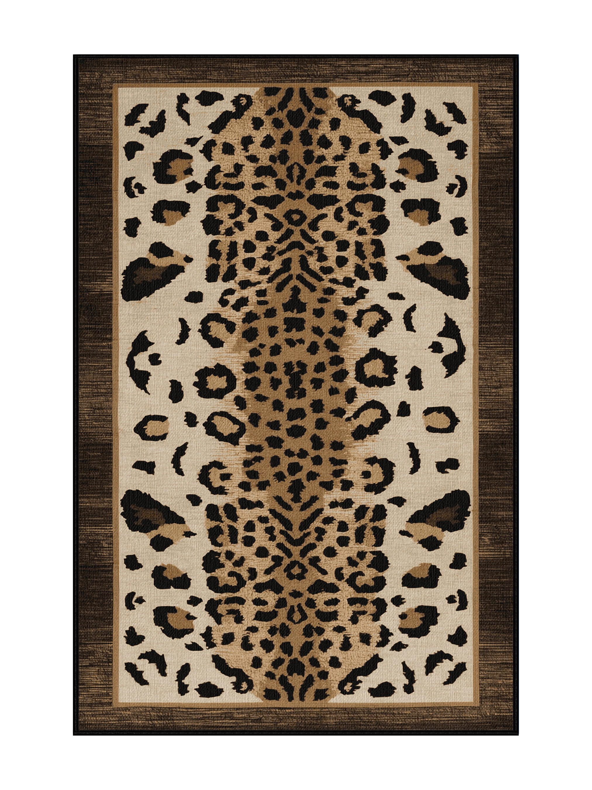 Bloomsbury Market Washable Mainland Clouded Leopard Big Cats Area Rug ...