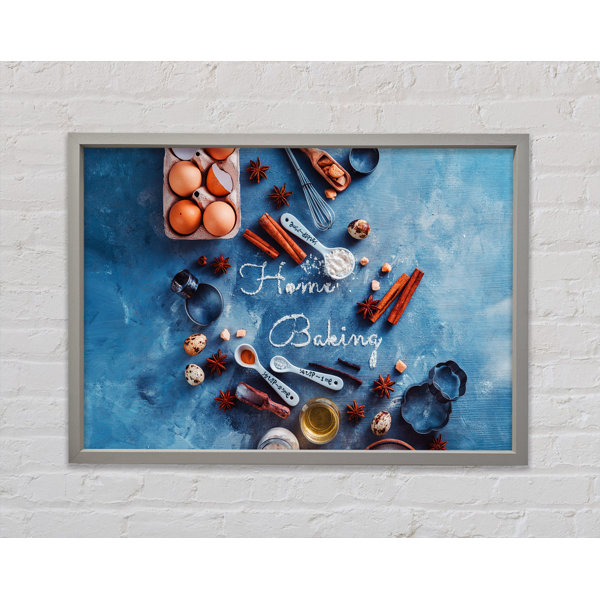 Bright Star Home Baking In Flour - Single Picture Frame Art Prints on ...