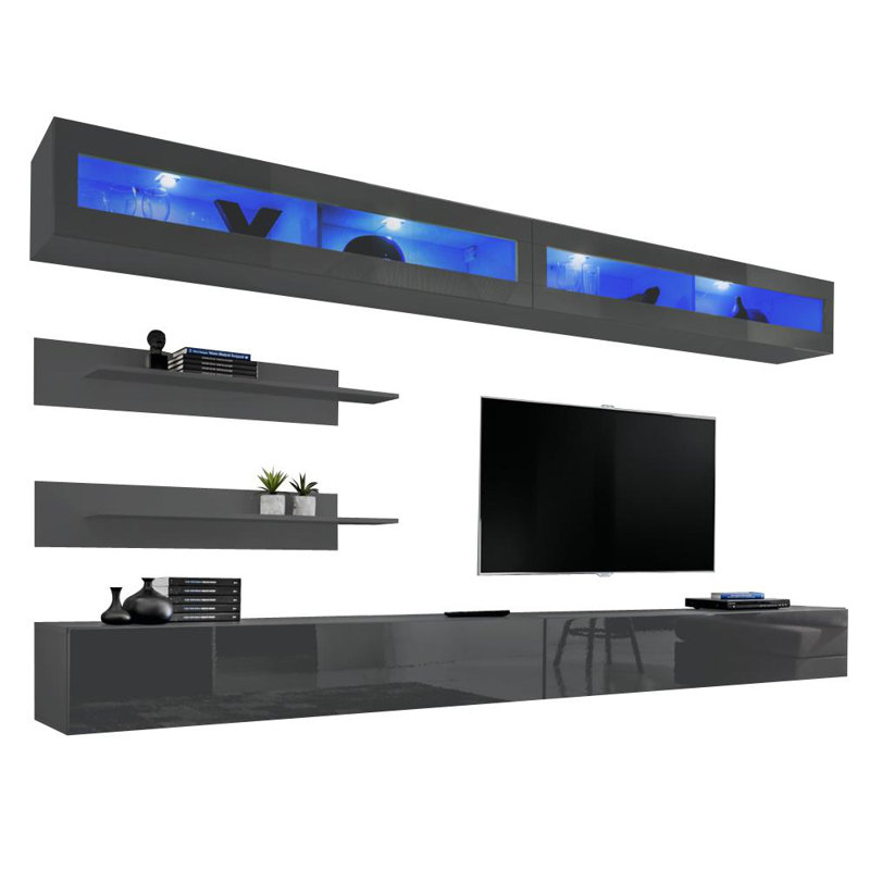Orren Ellis Waconia Floating Entertainment Center for TVs up to 85 ...