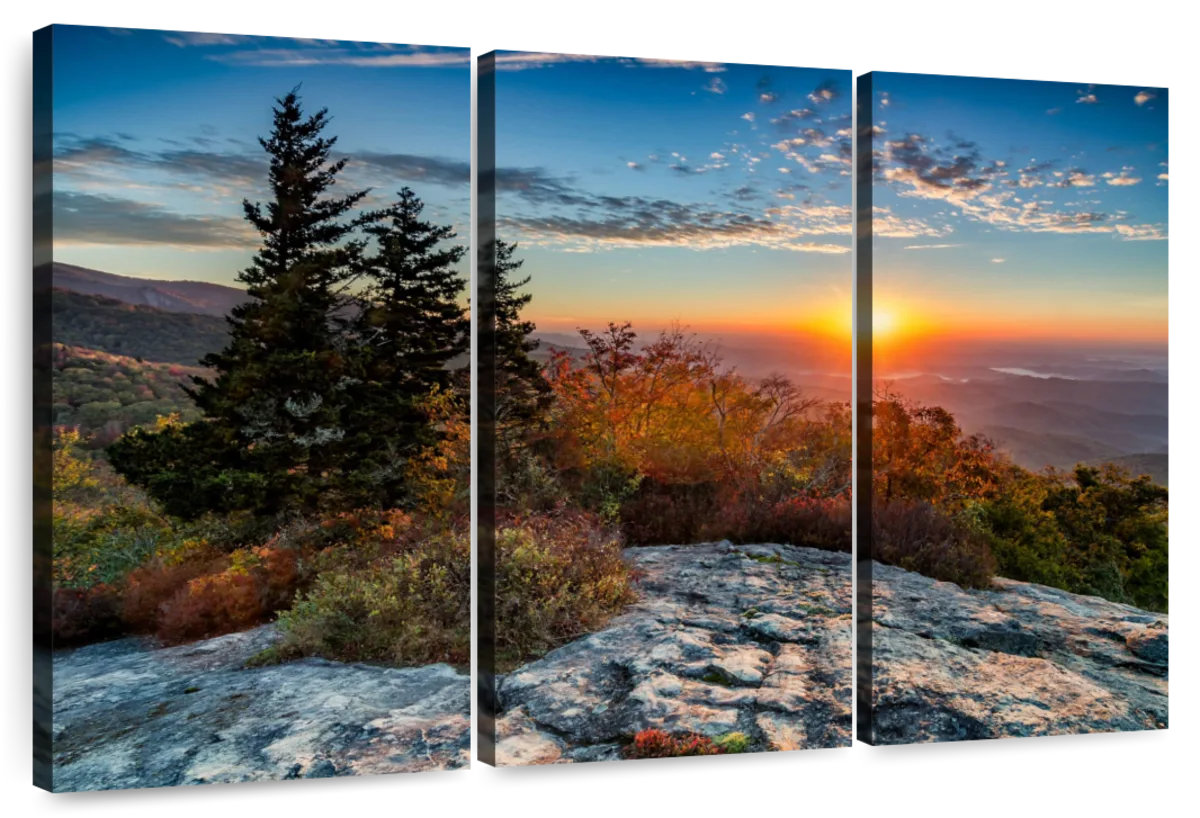 Millwood Pines Alvord Blue Ridge Mountains Sunset | Wayfair