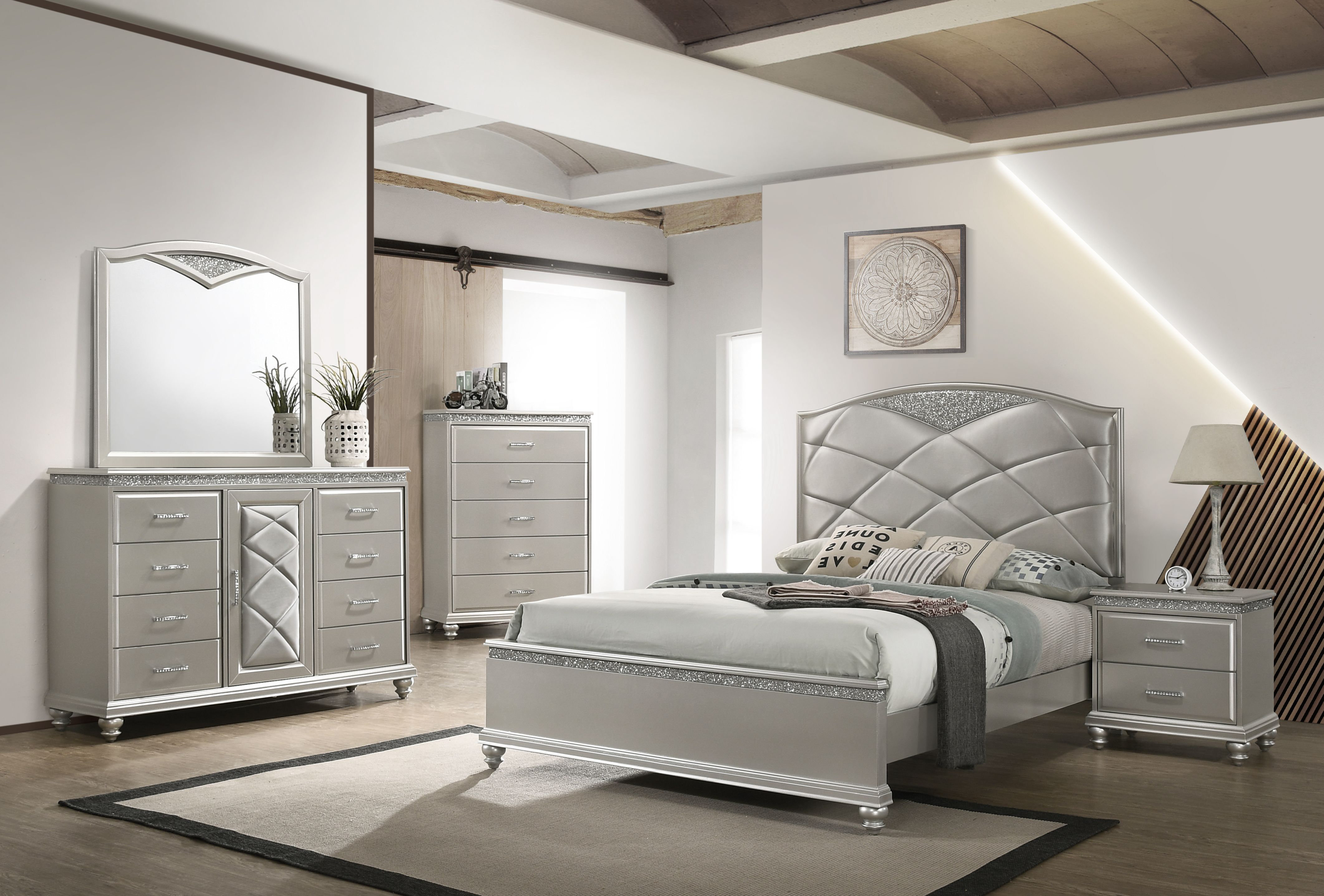 House of Hampton Ensemble de chambre à coucher à panneau tapissier 6-1 Fording Fording - Wayfair ...