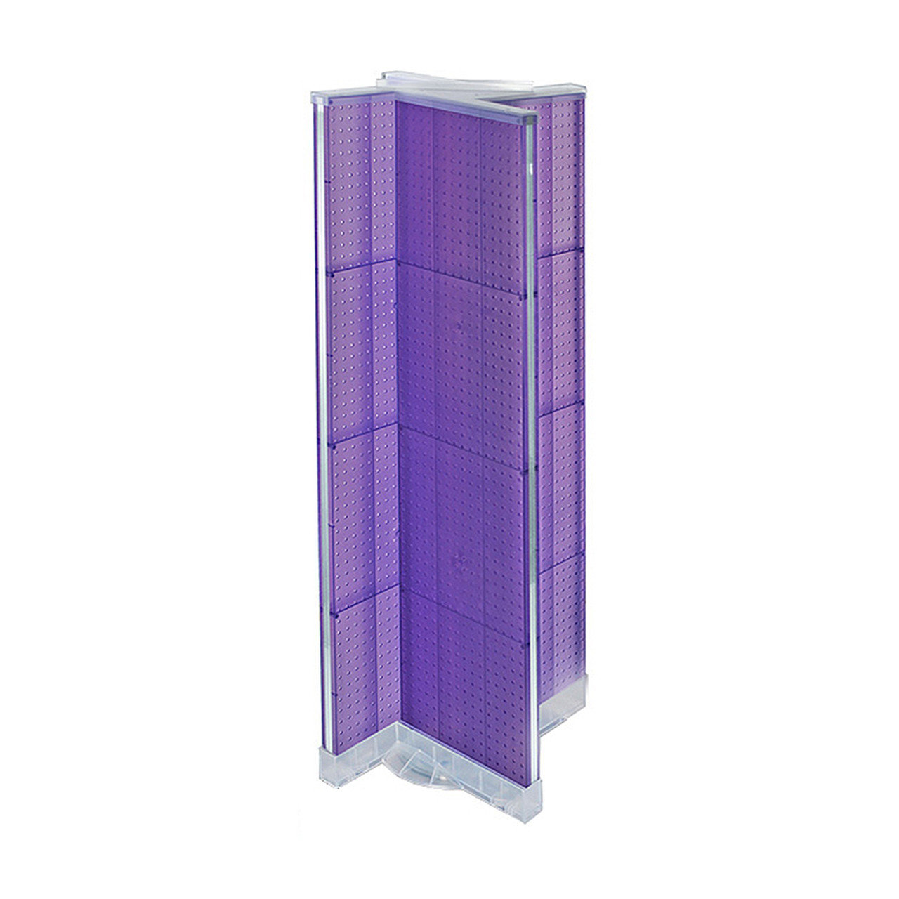 Azar Displays Pinwheel Pegboard Floor Display on Revolving Base ...
